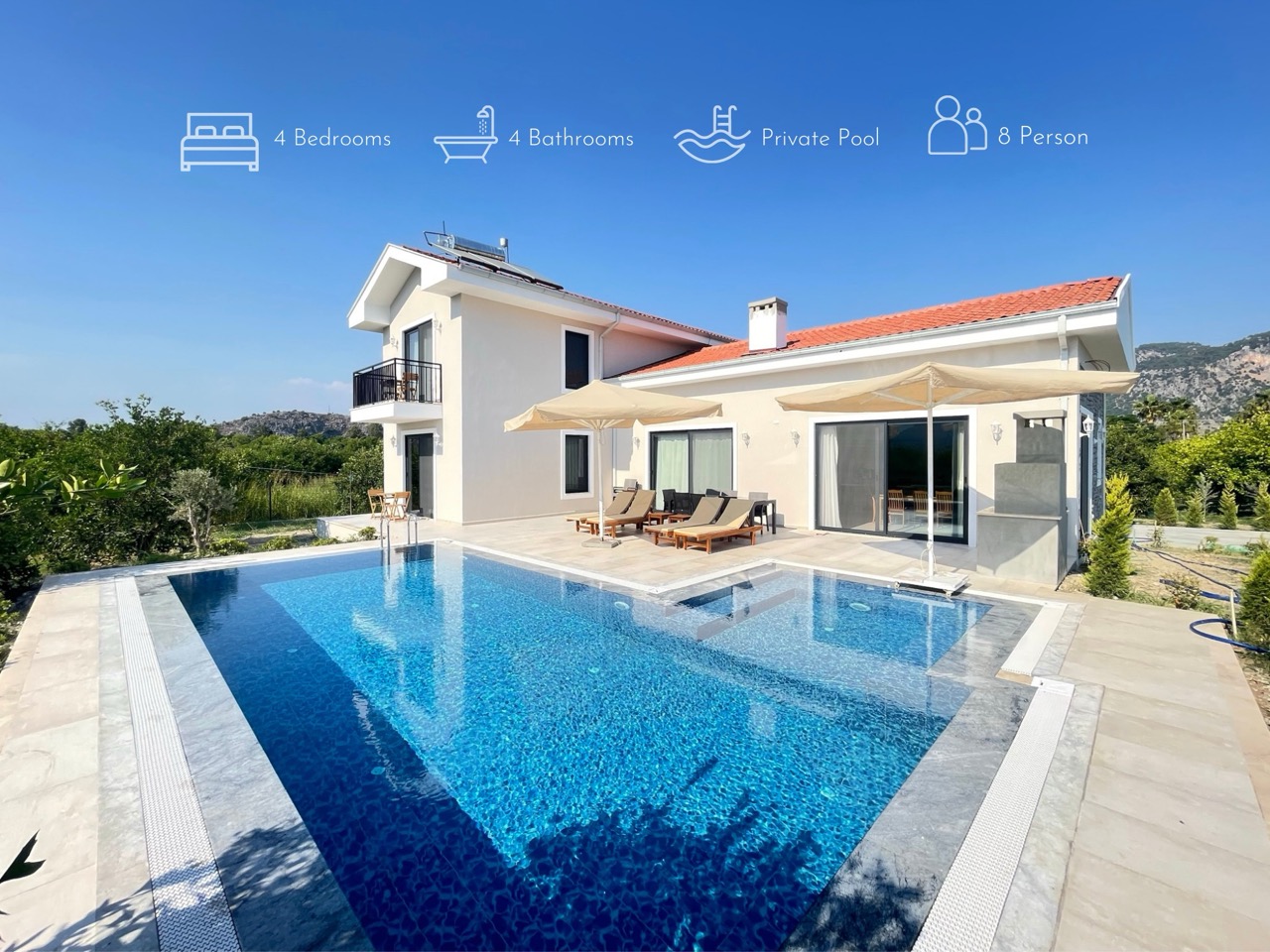 Luxury Getaway in Dalyan – Stay at Villa Arya Private Villa - Rental ...